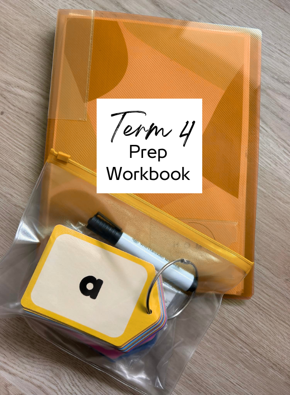 Prep Term 4 (QLD/VIC/TAS) English and Maths Homeschooling Workbook – At ...