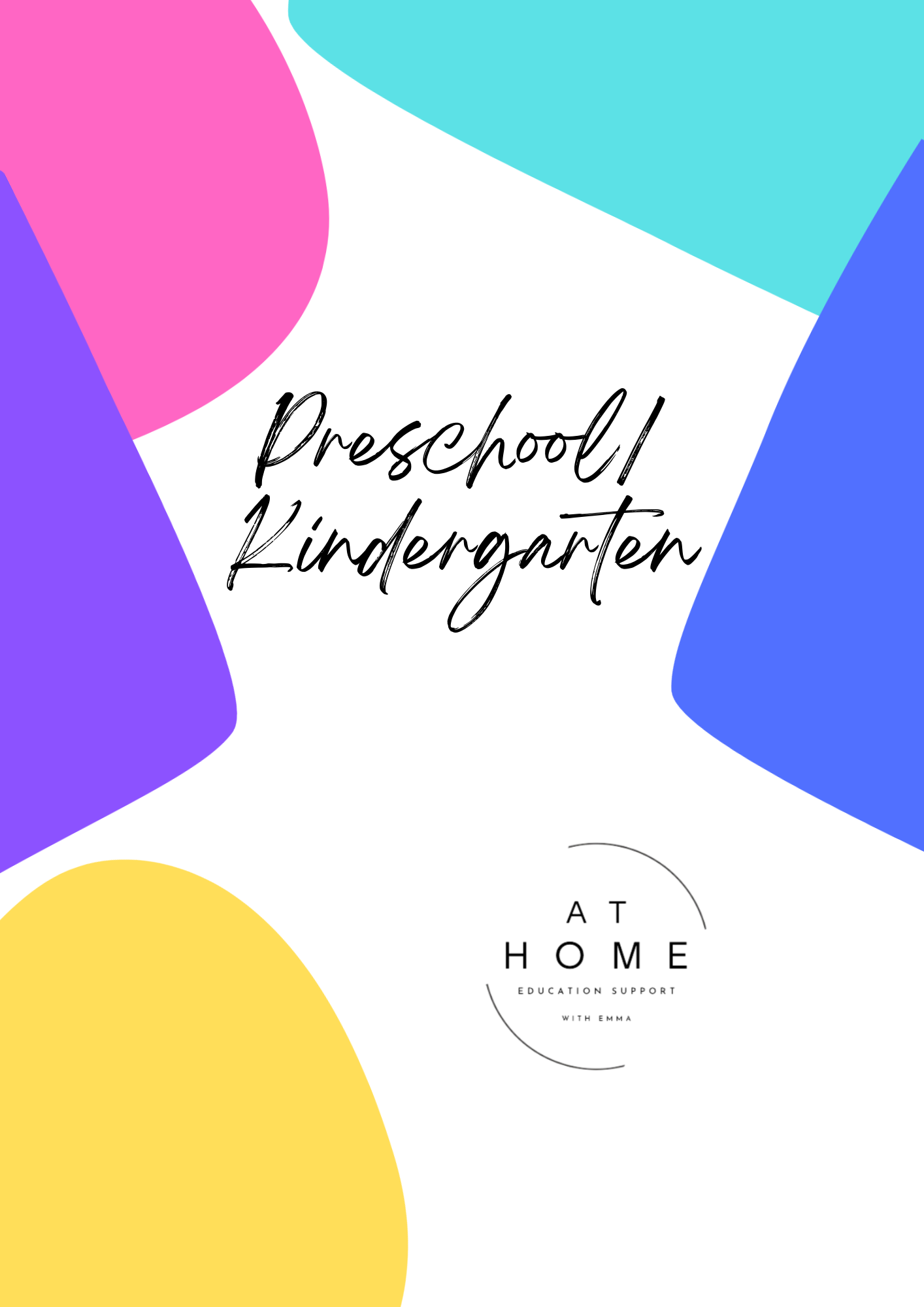 Preschool/Kindy Learning Booklet (Digital Download) – At Home Education ...
